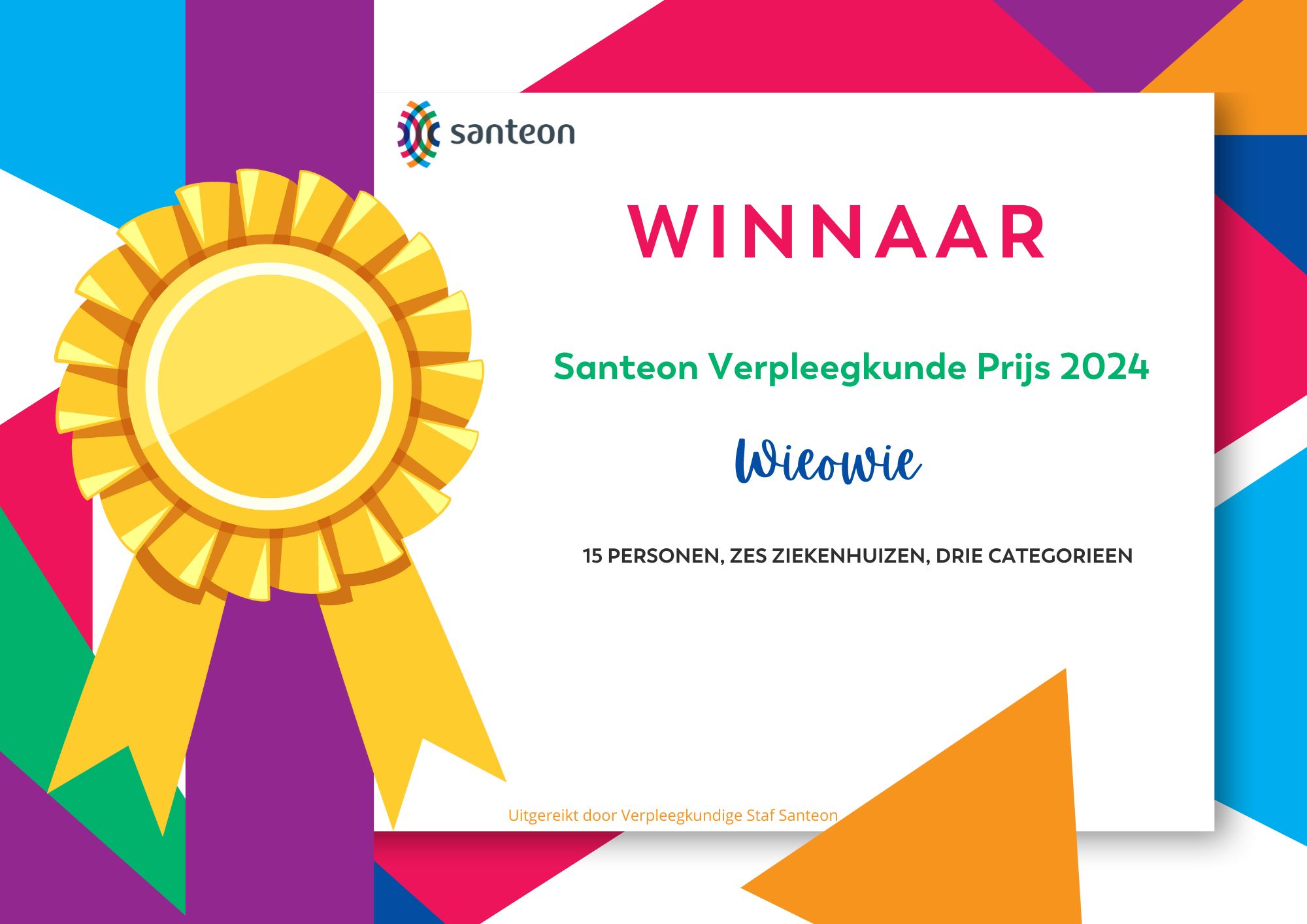 Genomineerden Santeon Verpleegkunde Prijzen 2024 bekend - Santeon
